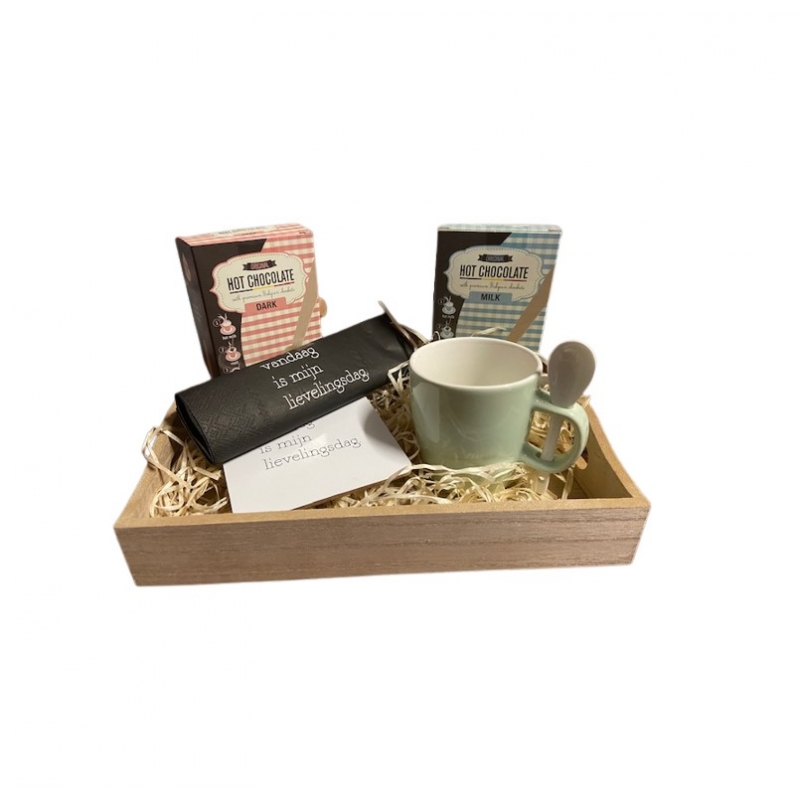Kado pakket warme chocolademelk